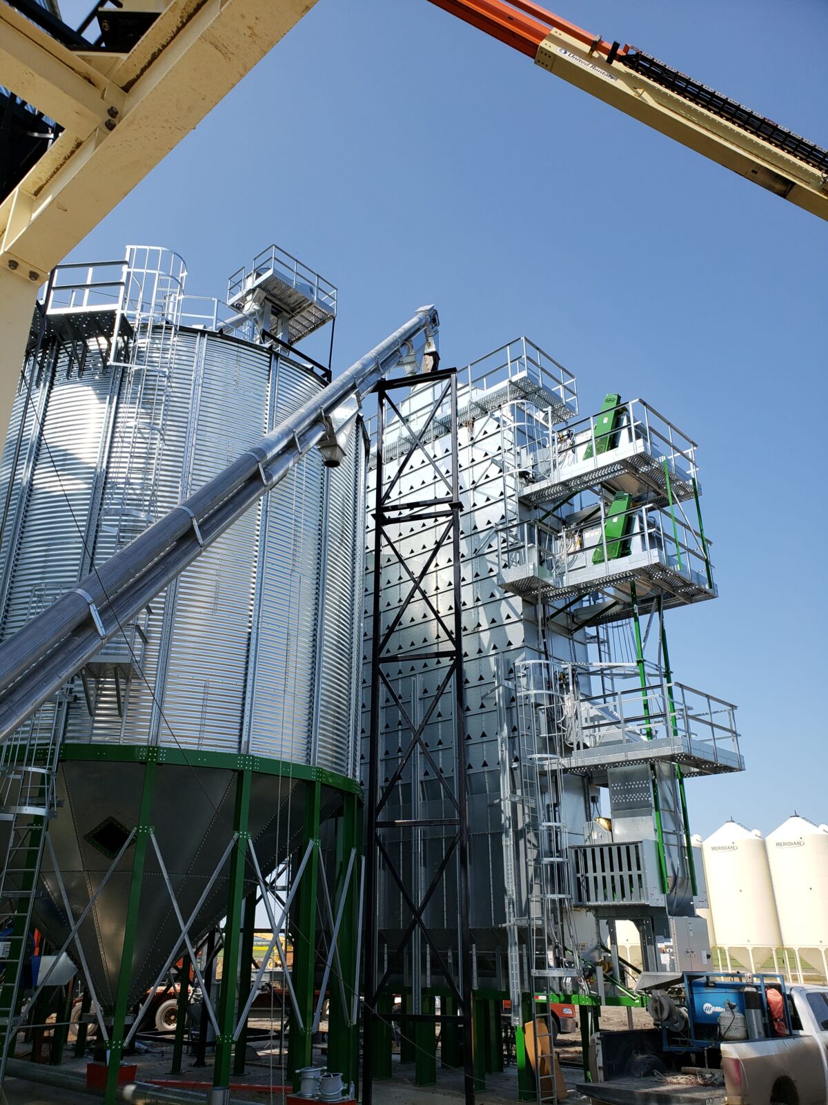 Bucket Elevator | Sukup, Hopper, Meridian Grain Bins Alberta - Skyway ...
