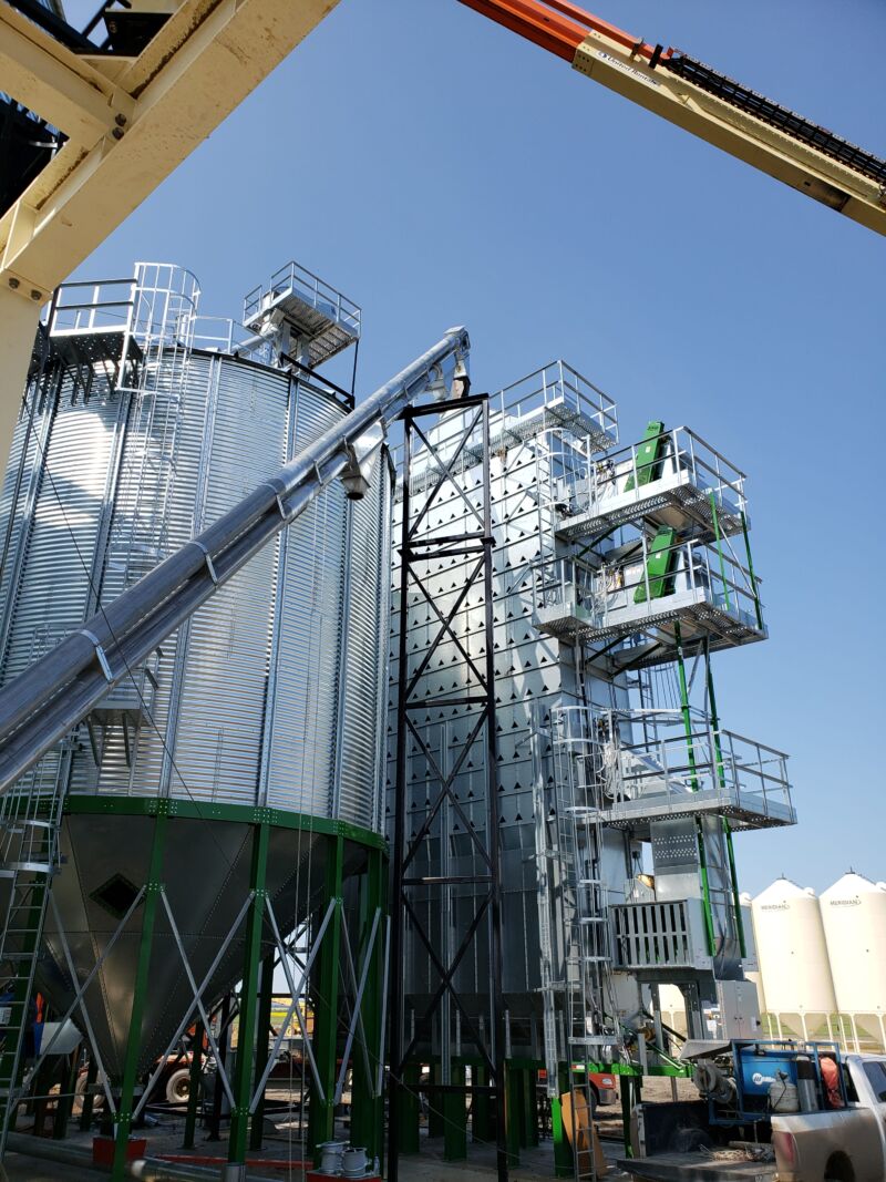 Bucket Elevator | Sukup, Hopper, Meridian Grain Bins Alberta - Skyway ...